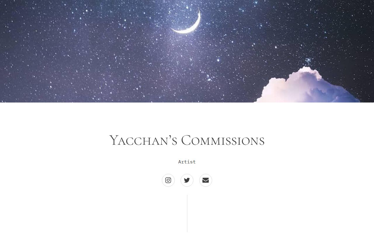 Yacchan's Commission Carrd